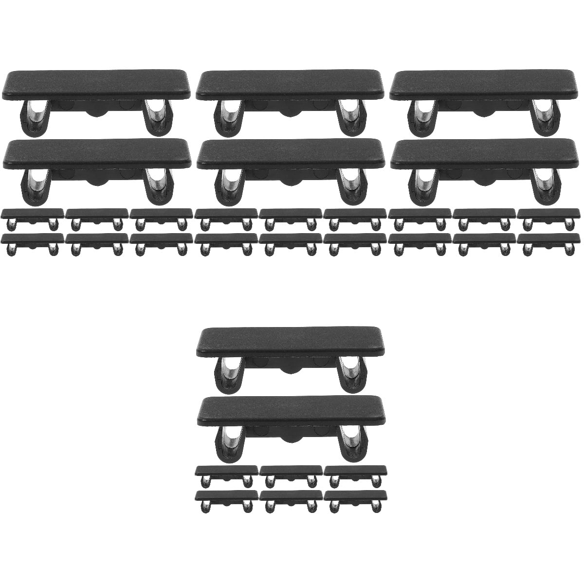 4 Pieces off Switch Panel Cover Rocker Panel Cover 4.8X2.4X1.2CM Black ...