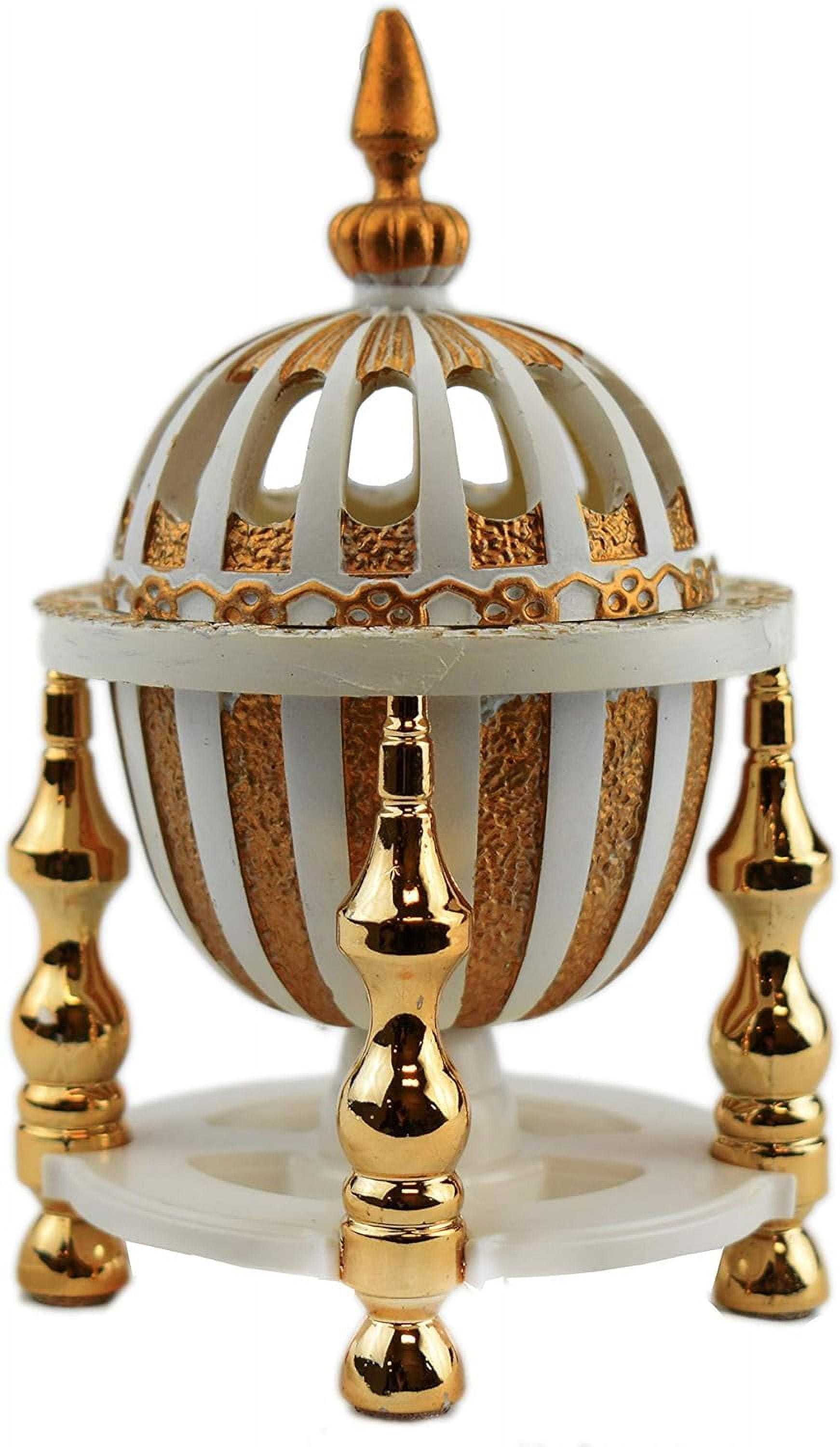 4 Pillar Dome Closed Incense Burner I Resin Burner I Office Home I ...