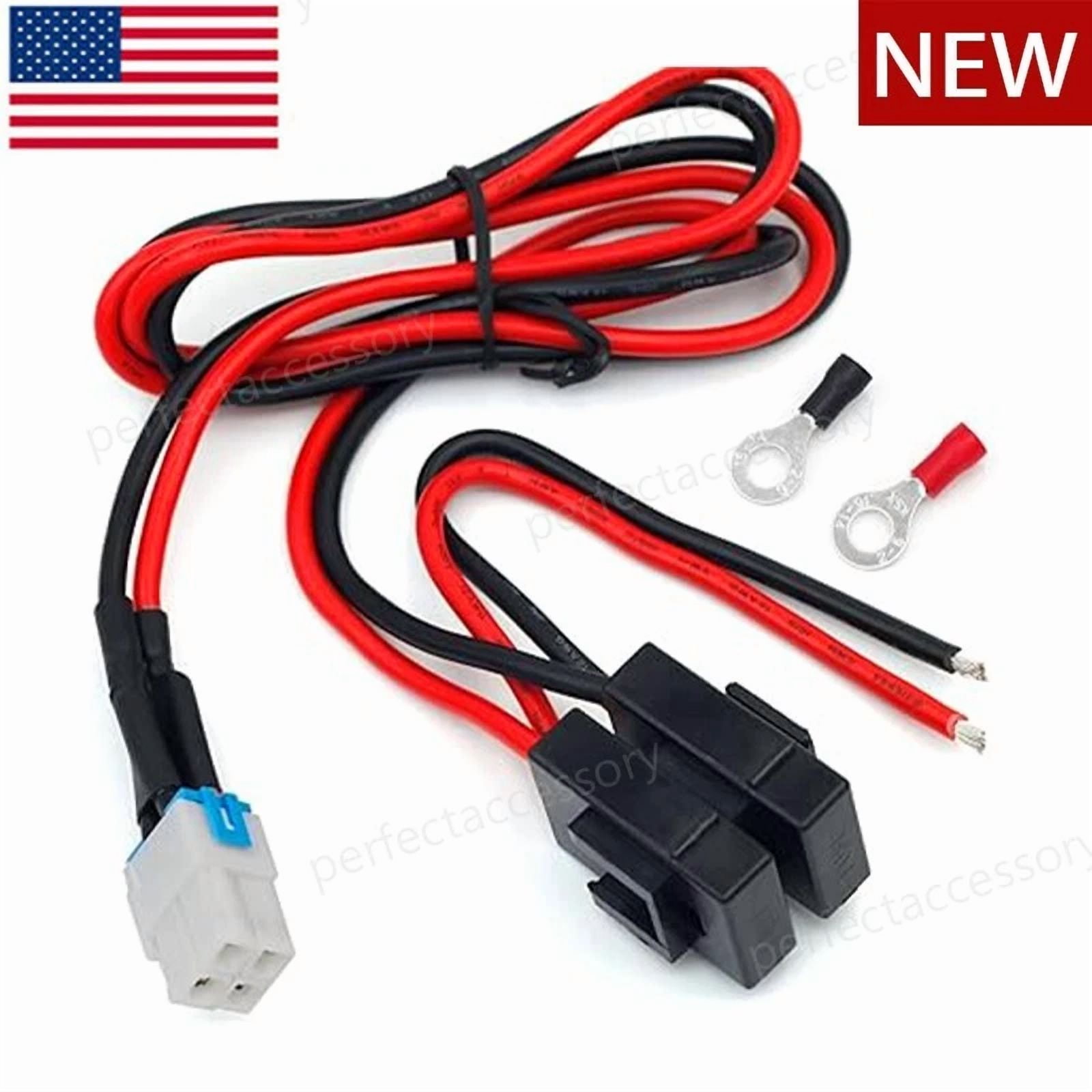 4-Pin 30A 12Awg Dc Power Cable For Kenwood Tk-90 Tk-790H Tk-890H Tk ...