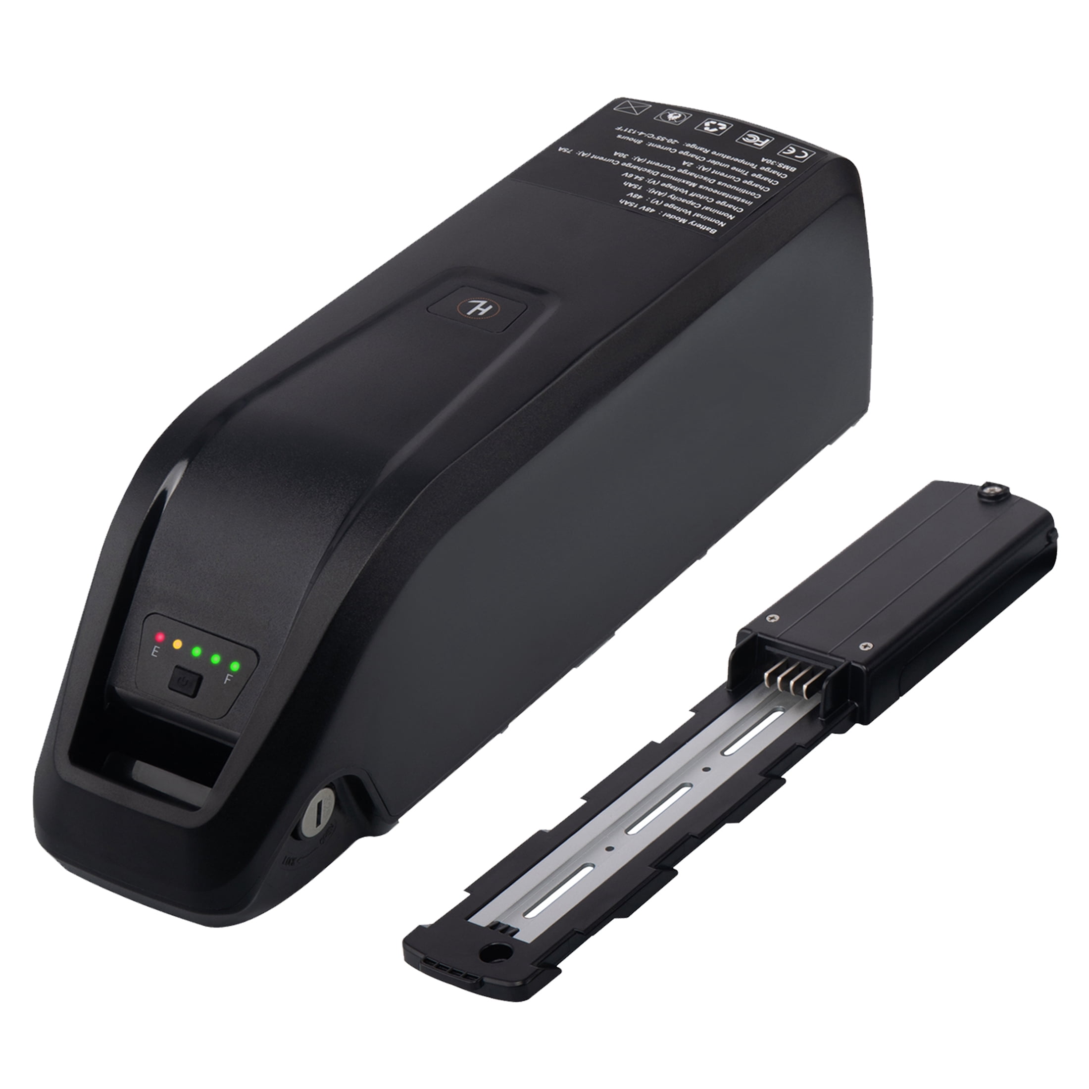 4-Pin 48v 10ah Ebike Battery Pack 0-1000W 48v Lithium Battery 2a ...