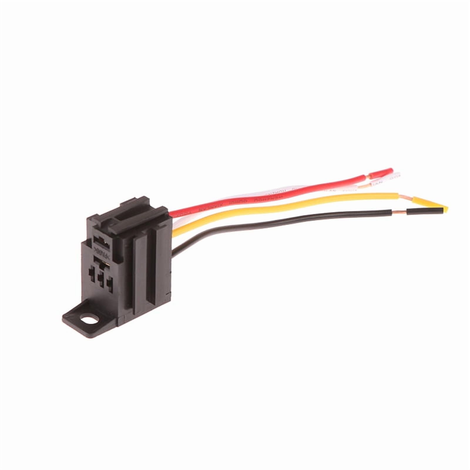 4 Pin/5 Pin 30A 12V/24V Automotive Violet Relay Socket With Wire With ...