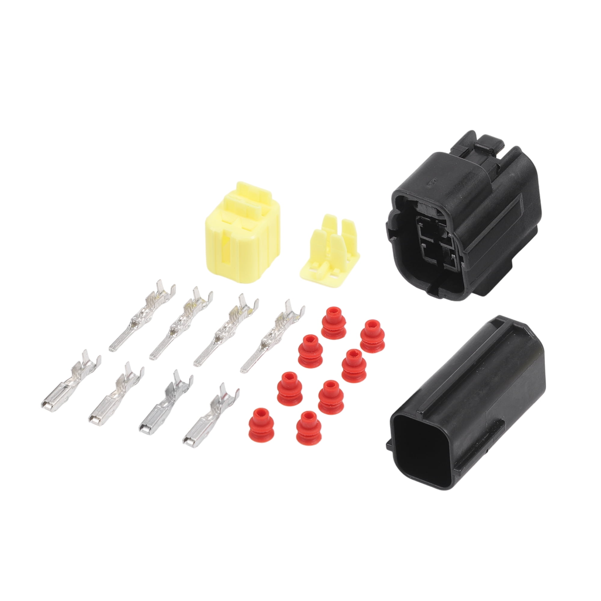 4 Pin Car Electrical Wire Connector Plug Kits Waterproof for Car Boat ...