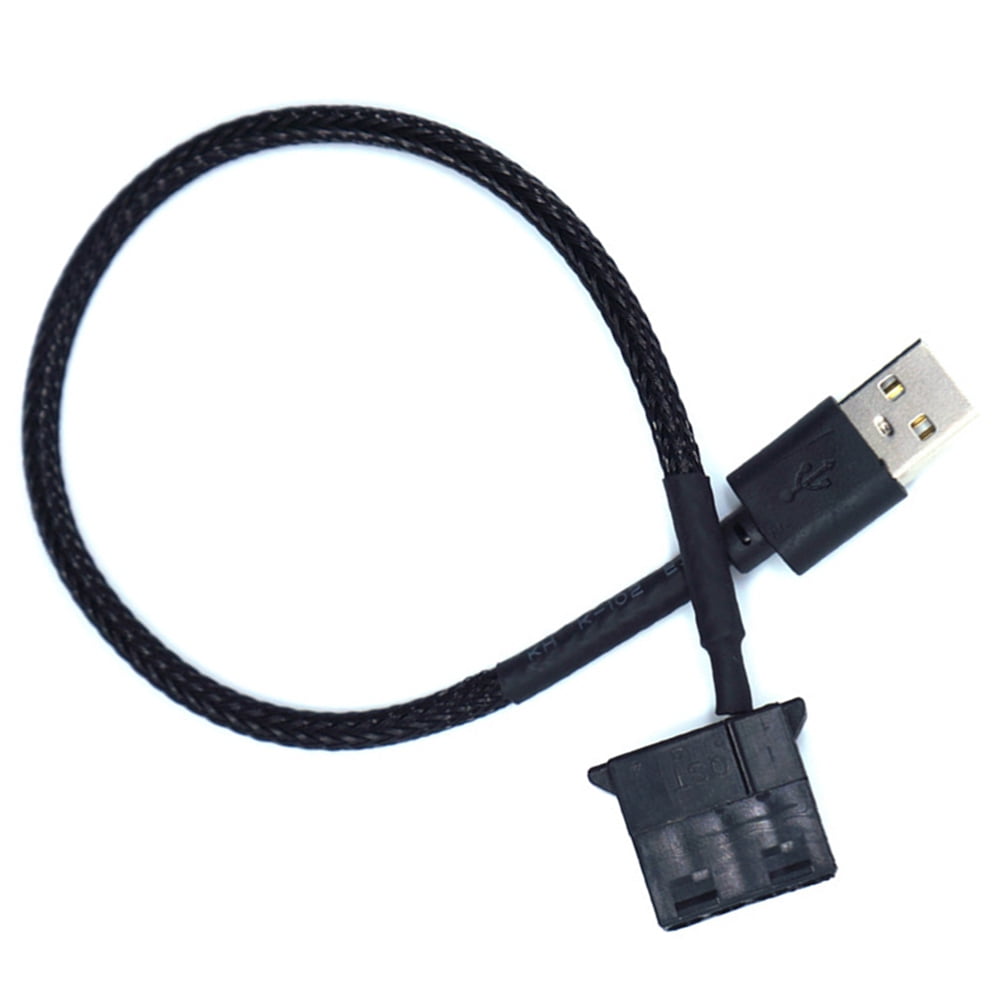 4 Pin Computer Fan Adapter Cable for Fan USB Fan Power Adapter Computer ...