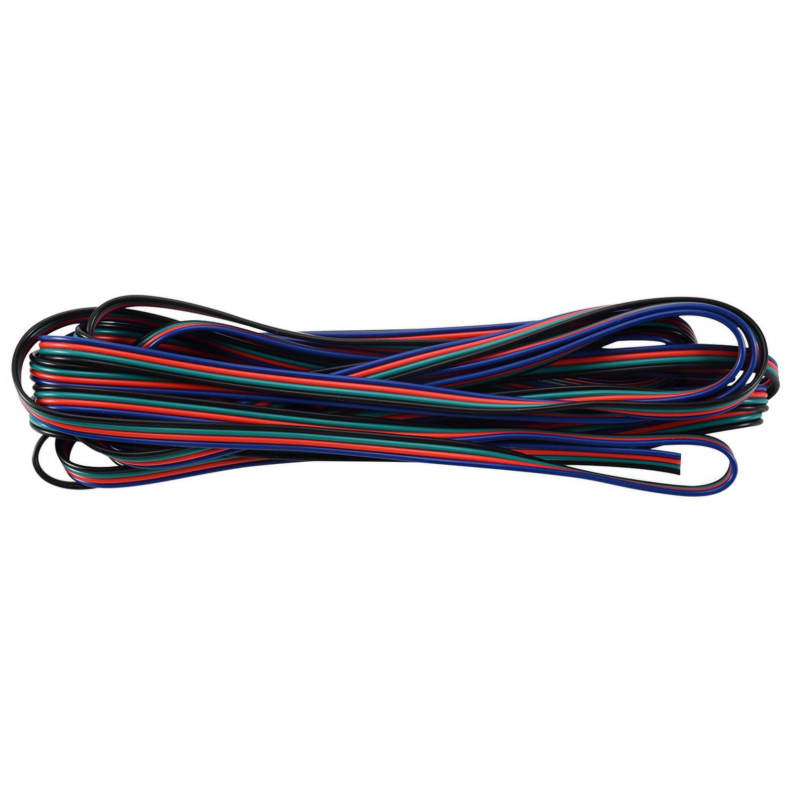 4 Pin Connector Cable Cord For LED RGB Strip 3528 5050 Connector ...