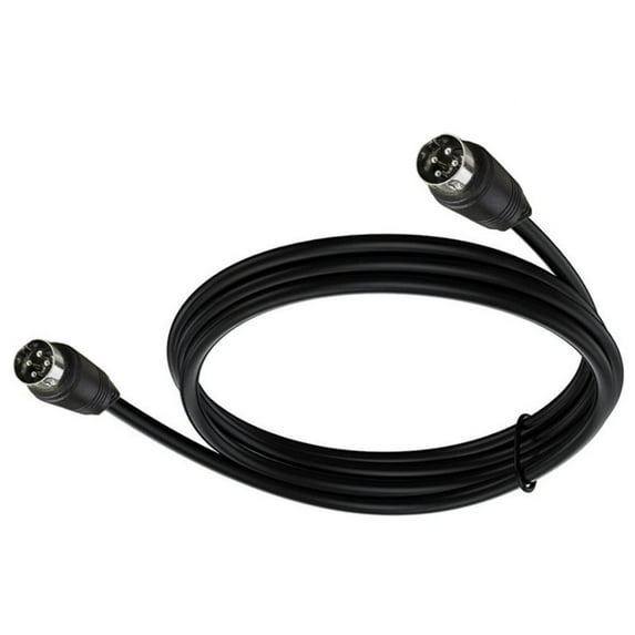 4 Pin DIN Male Connectors Cable Male to Male for Channel Microphones ...