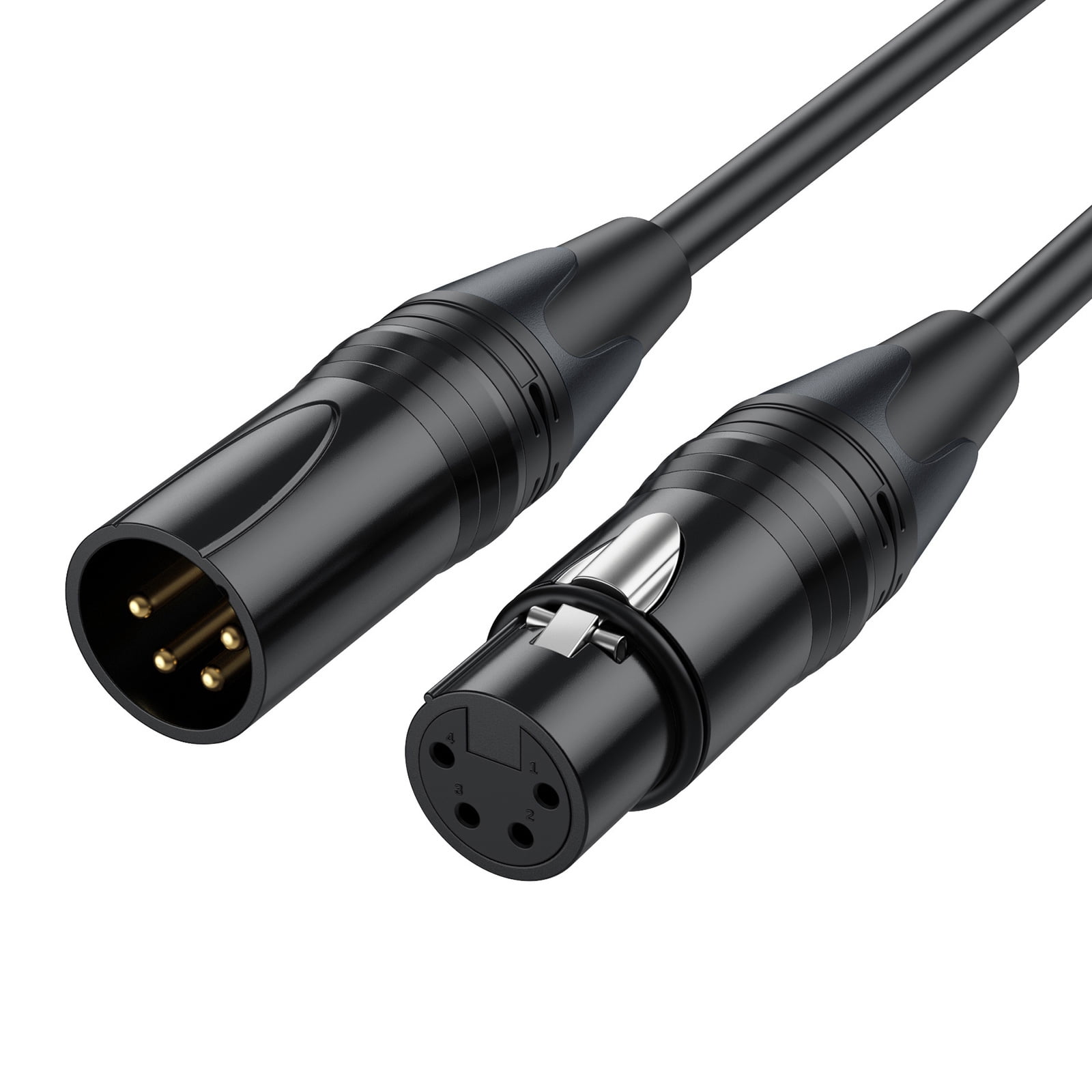4 Pin DSLR Camera Monitor Recorder Mixers Power Supply Cable XLR4 Male ...