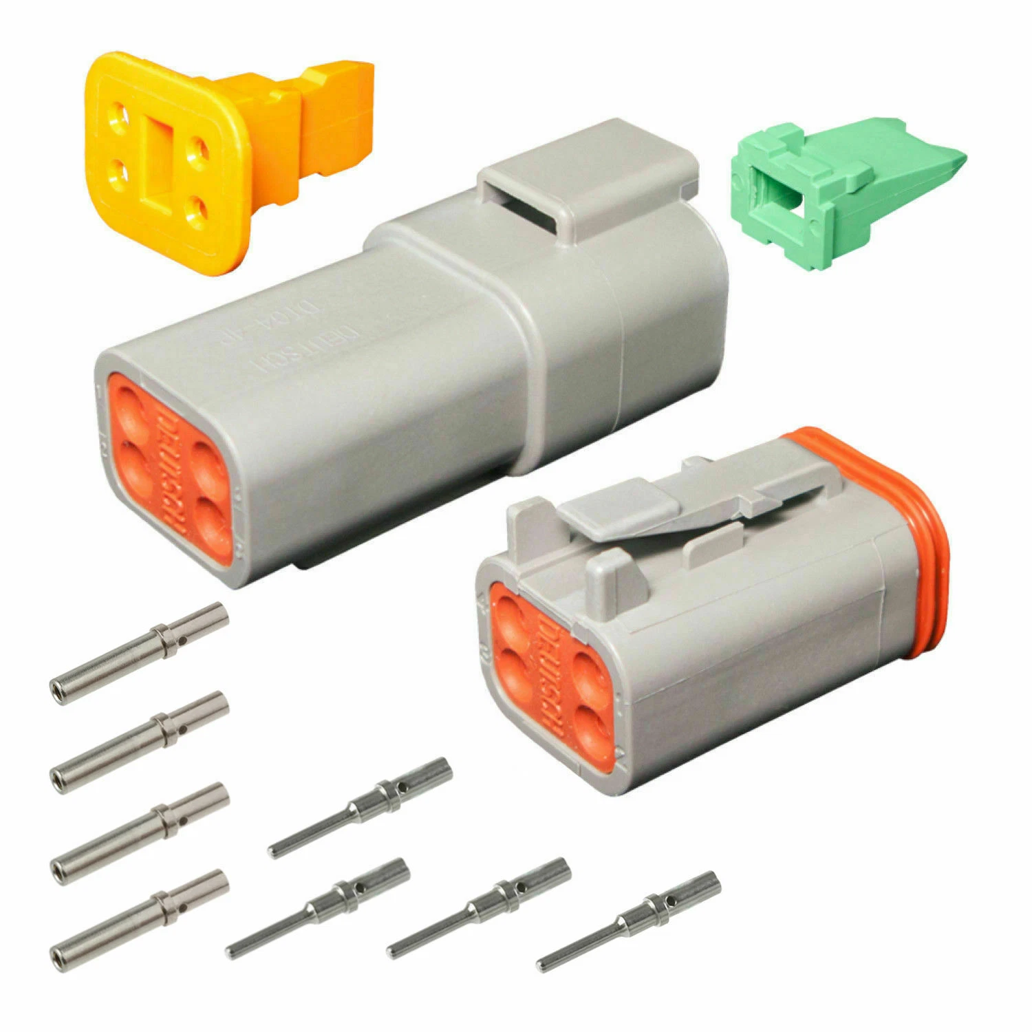 4 Pin Deutsch Dt Dt04-4S Dt06-4S Waterproof Connector Kit - Solid ...