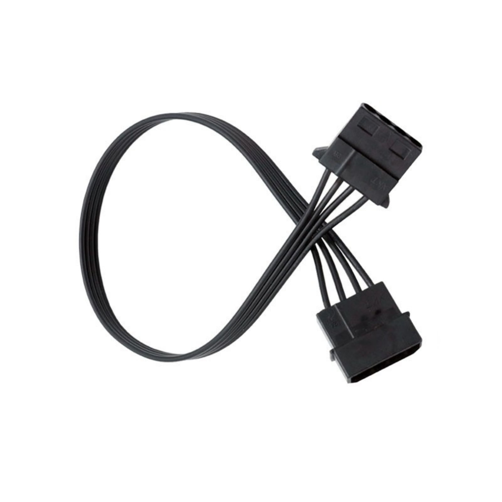 4 Pin Fan Hub 1 to 1 Way Internal Fan Power Supply Extension Cable CPU ...
