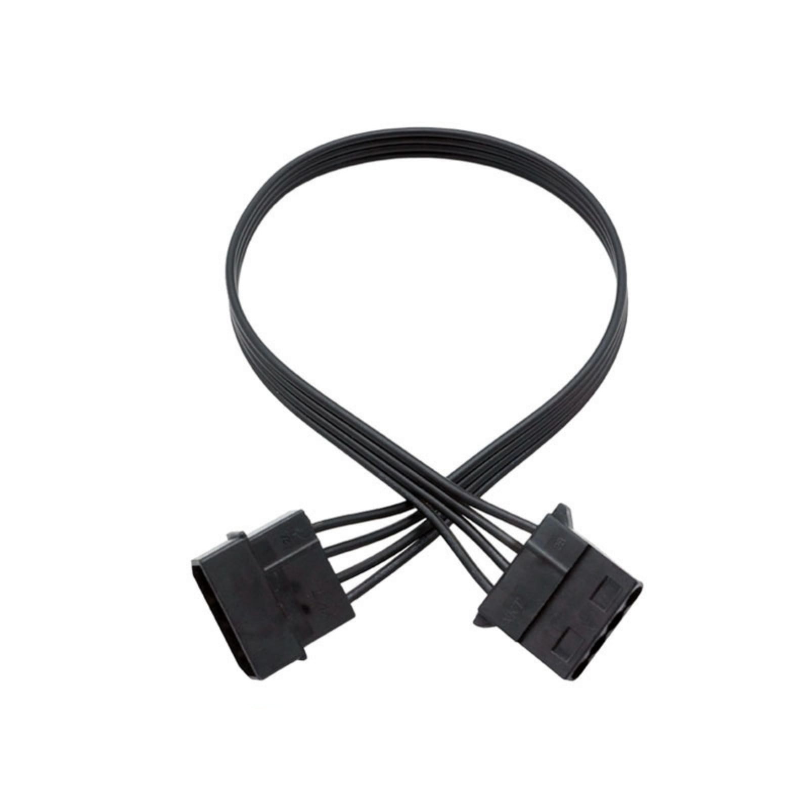 4 Pin Fan Hub 1 to 1 Way Internal Fan Power Supply Extension Cable CPU ...