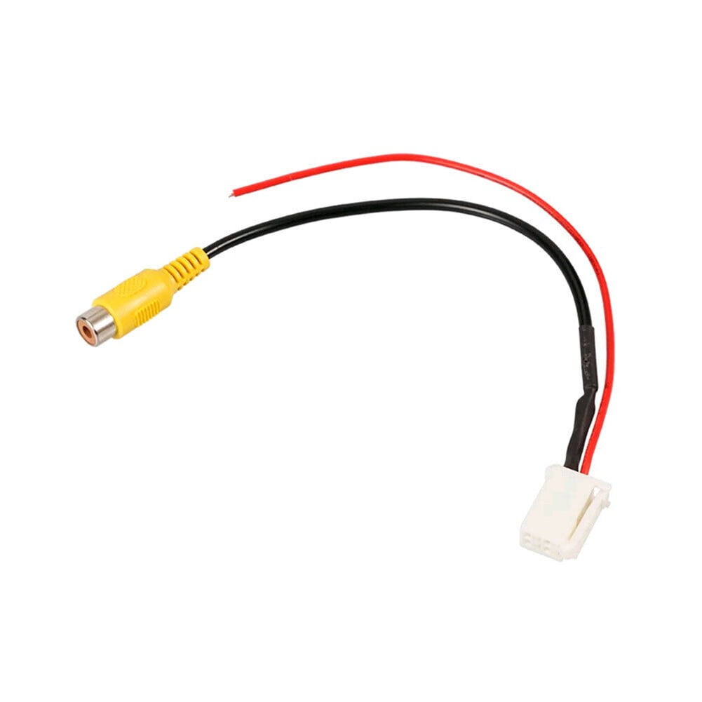 4 Pin For Car Male Connector Radio Back Up Reverse Camera RCA Input ...