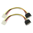 4 Pin IDE Female to 15 Pin Male Power Adapter Cable for Power Supply ...