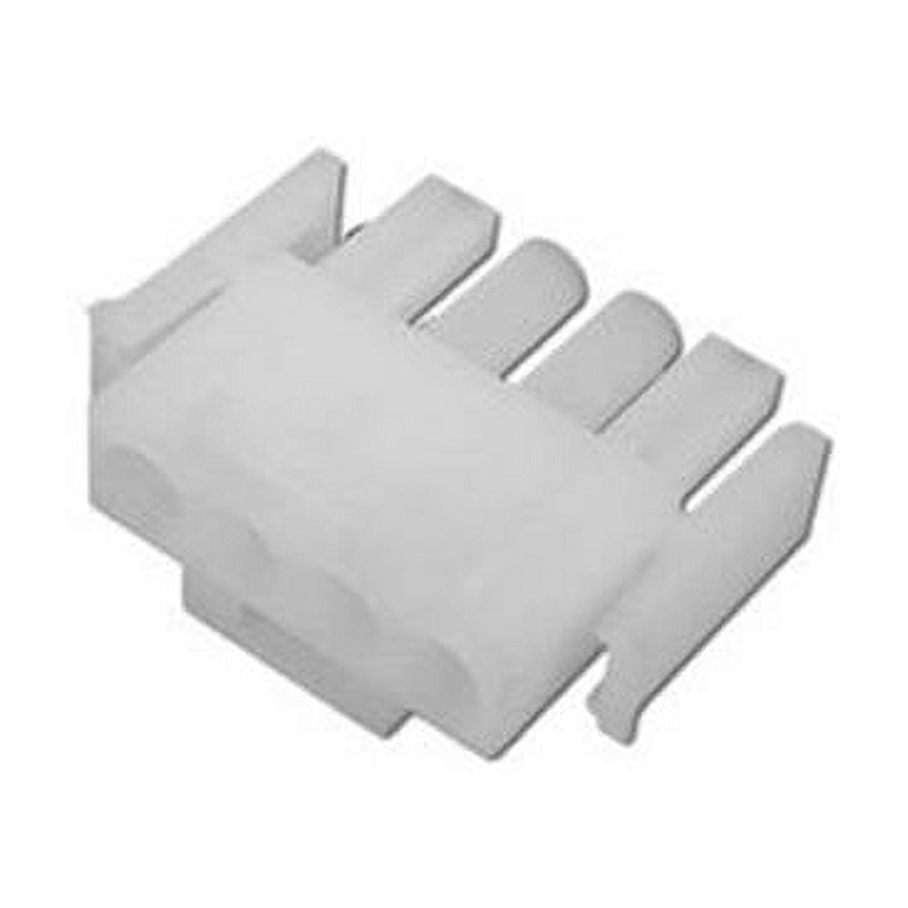 4 Pin Male Amp Plug - White - Walmart.com