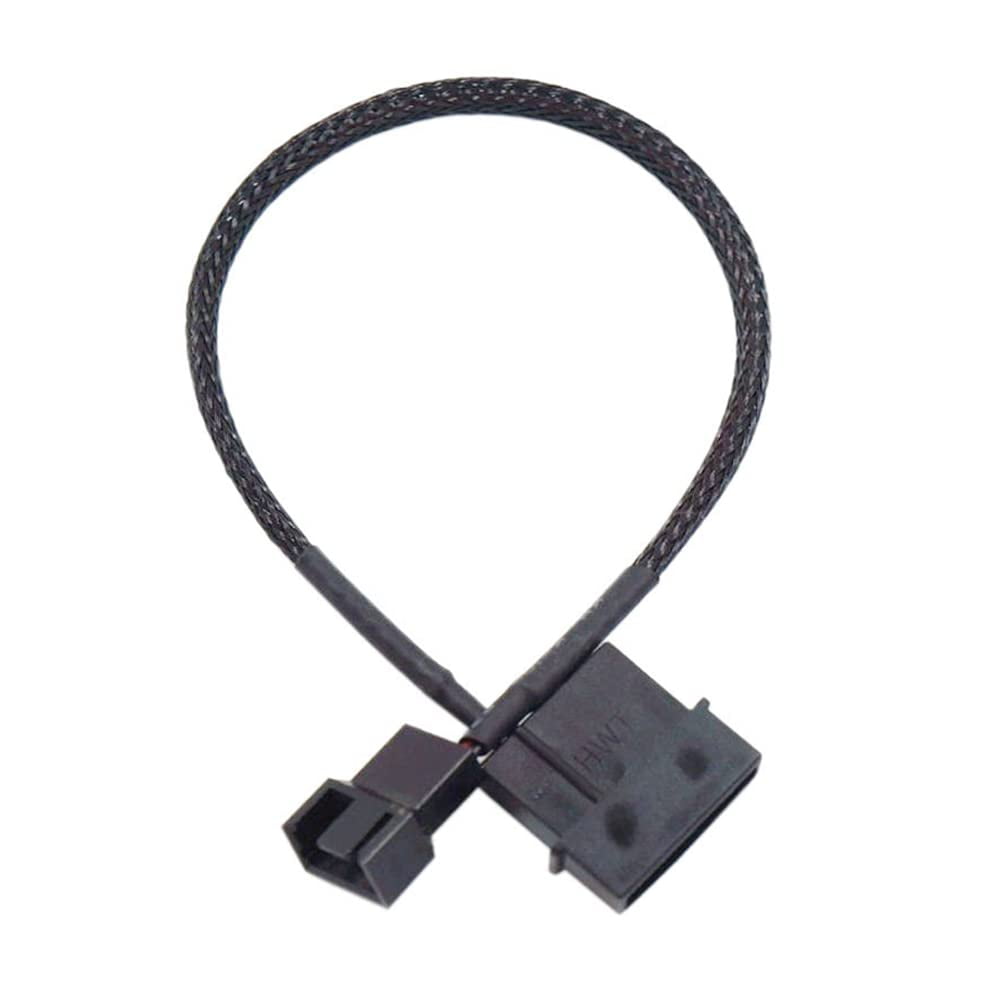 4 Pin Molex to 4 Pin PMW PC Case Fan Power Adapter Cable, 3 Pin / 4 Pin ...