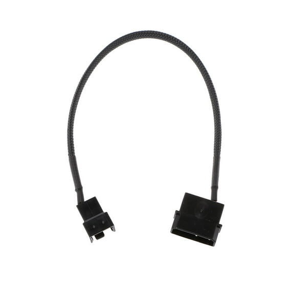 4-Pin Molex Male to 3-Pin/4-Pin PWM Fan , PC Fan Power Extension Cable ...