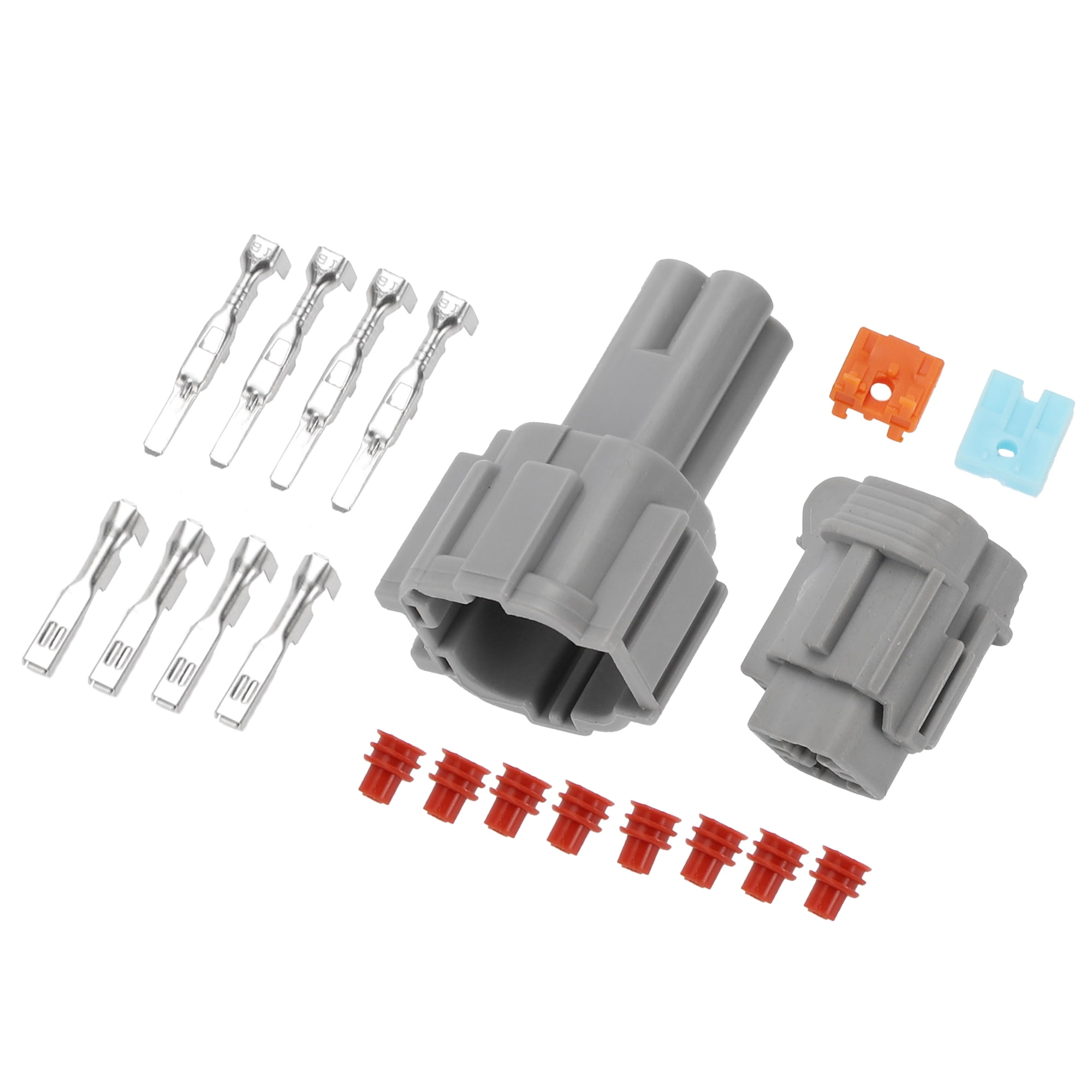 4 Pin Oxygen Sensor Connector Plug Waterproof Male Female Wire Terminal ...