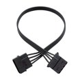4 Pin PC Fan Hub 1 to 1 Way Internal Fan Power Supply Extension Cable ...