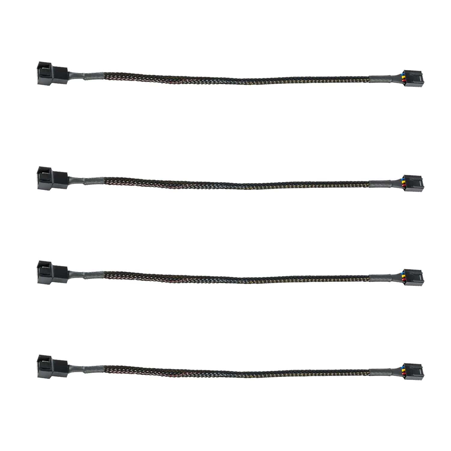 4-Pin PWM Fan Splitter Cable,10.6 inch PC Fan Extension Cable, CA PWM ...