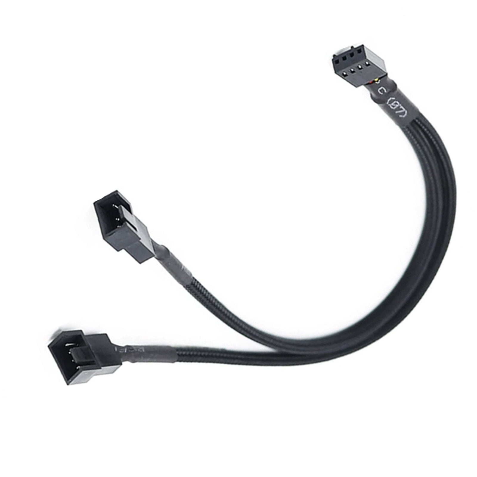 4 Pin PWM Fan Splitter Cable 27cm Length, Eco-Friendly PVC Material ...