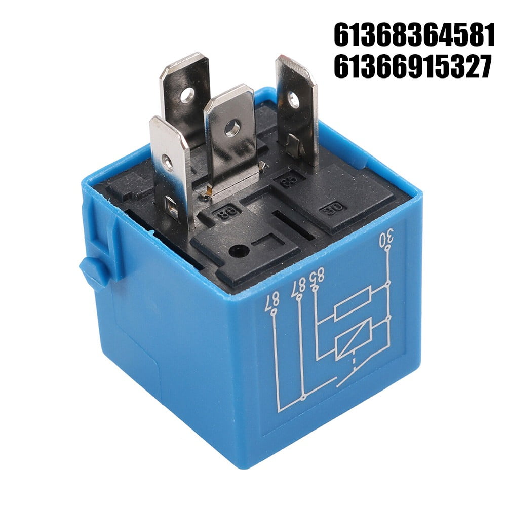 4-Pin Sky-Blue Relay 61368364581 61366915327 for BMW 1 3 4 5 6 7 Series ...
