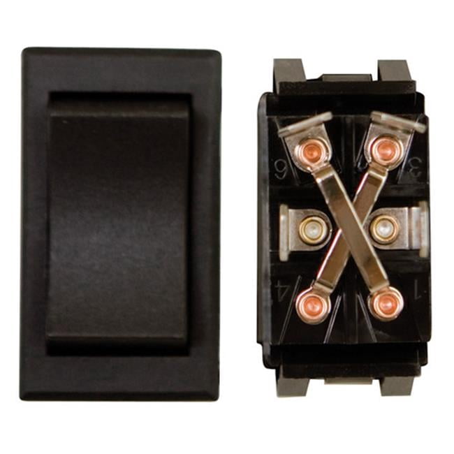 4 Pin Terminal Slide Out Momentary Switch - Black - Walmart.com