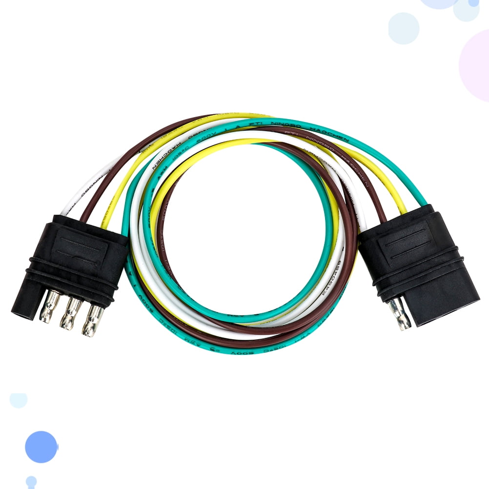 4 Pin Trailer Connector,1Pc Professional 4 Way Connector Plug Socket 4 ...