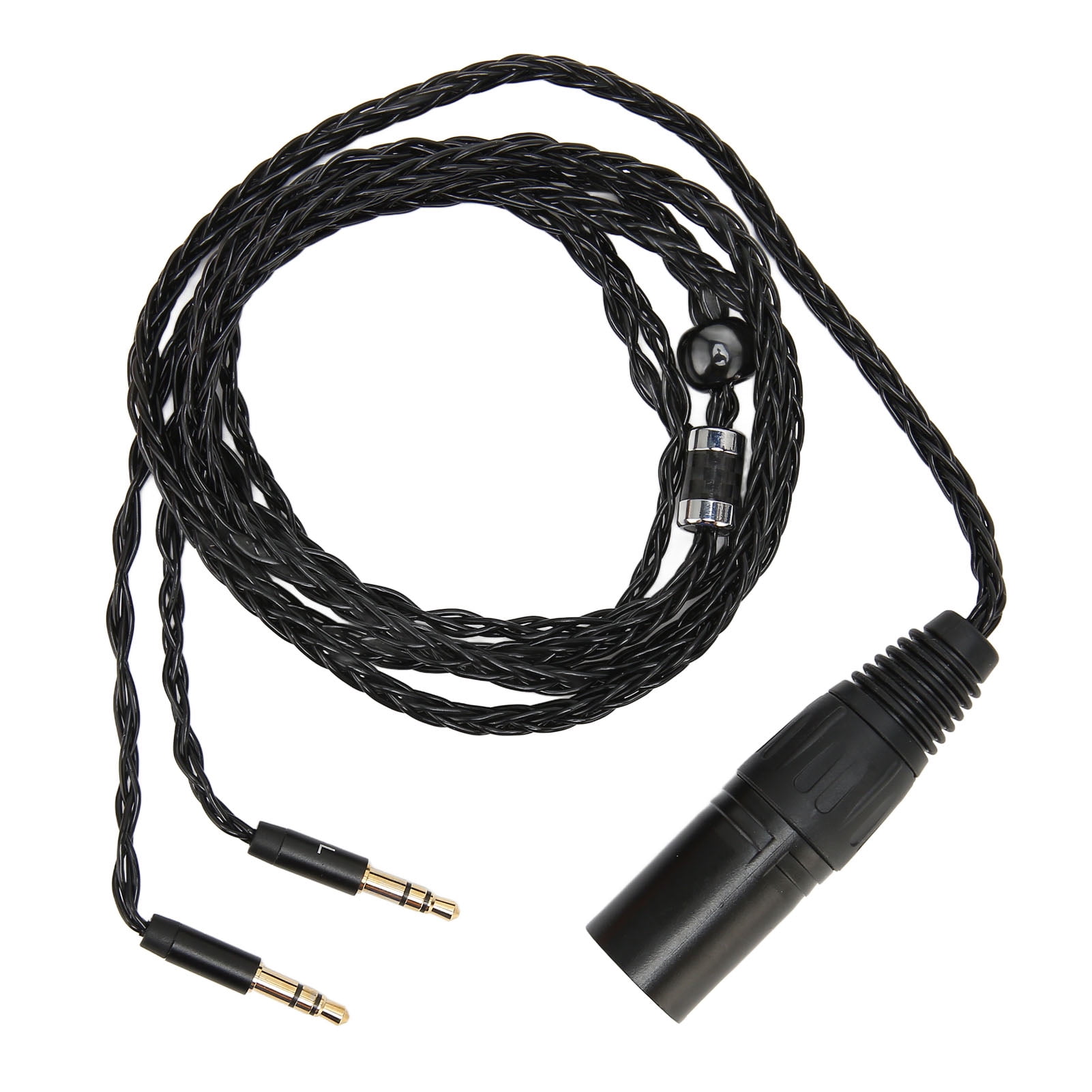 4 Pin XLR Male to Dual 3.5mm Male Headphone Cable for Arya Sundara ...