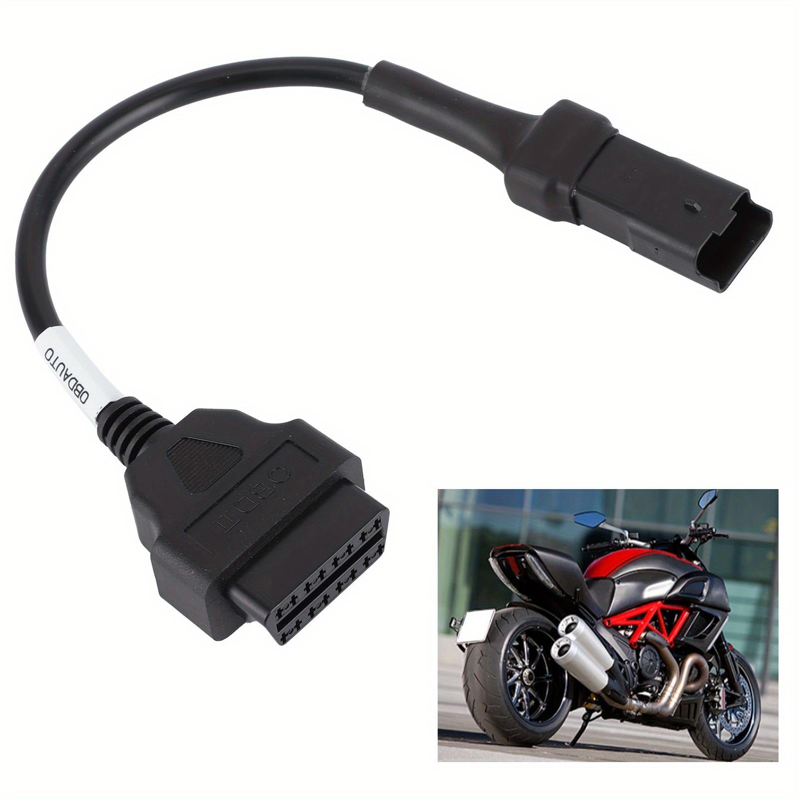 4 Pin to OBD2 Diagnostic Adapter Connector for DUCATI Panigale Fit for ...