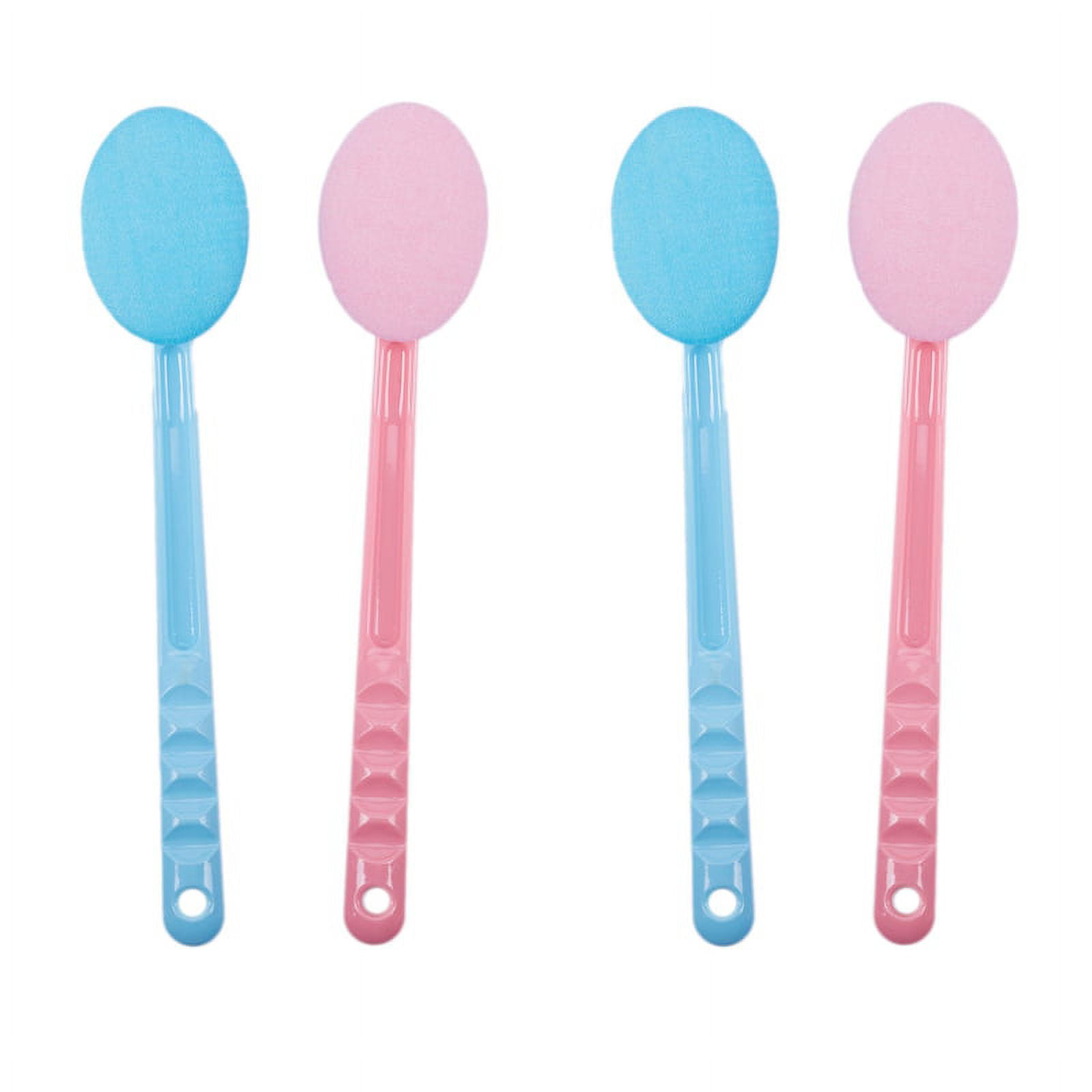 4 Pink & Blue Back & Massager Easy Lotion Applicator,Extra Long Handle ...