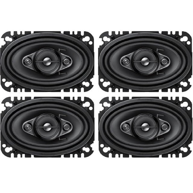 4 Pioneer TS-A4670F 4x6" 210 Watts Max 4-Way ASeries Car Audio Coaxial ...