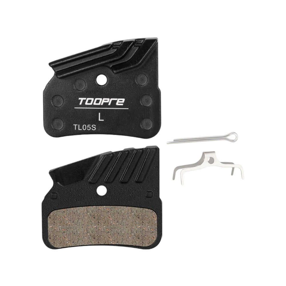 4-Piston Disc Brake Pads with Alloy Back Plate and Cooling Fin for N03A ...