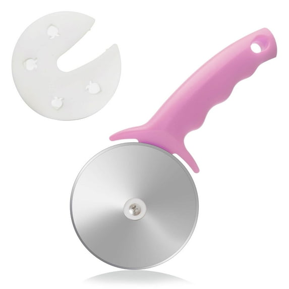 4" Pizza Cutter Wheel,Stainless Steel Large Pizza Cutter with Cover ...