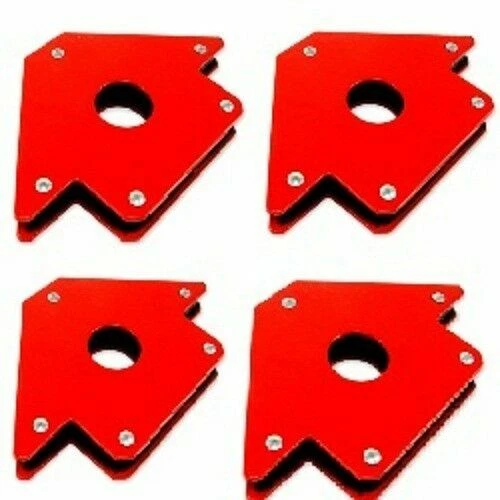 4-Pk 50Lb Welding Arrow Magnets 4"In Magnetic Holder 90 45 135 180 ...