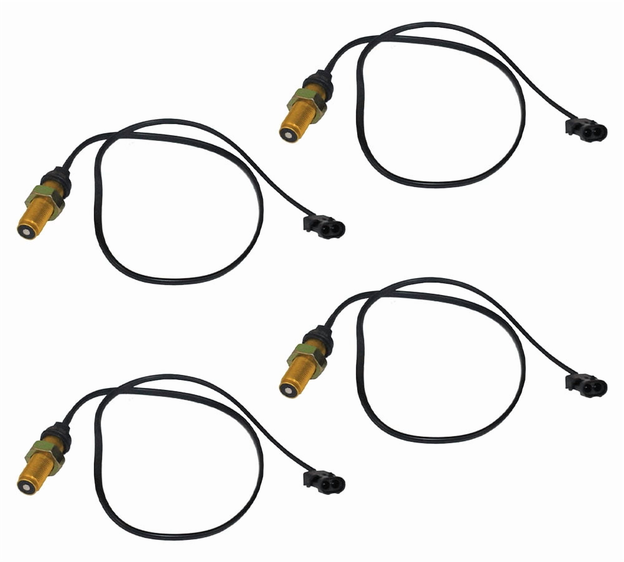 4 Pk Speedo And Tach Sensor - Heavy Duty 2 Pin Tachometer Sensor ...