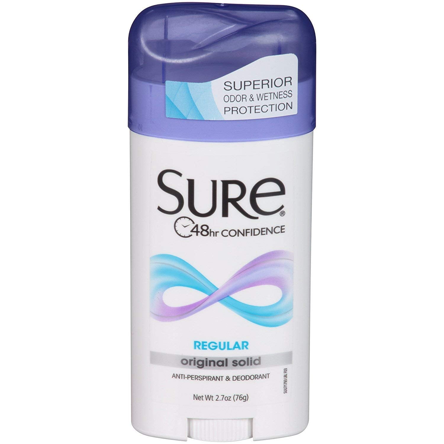 4 Pk Sure Invisible Solid Anti-Perspirant and Deodorant Regular ...