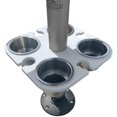 4 Place Cup Holder for Boat Table Posts (Gray) - Walmart.com