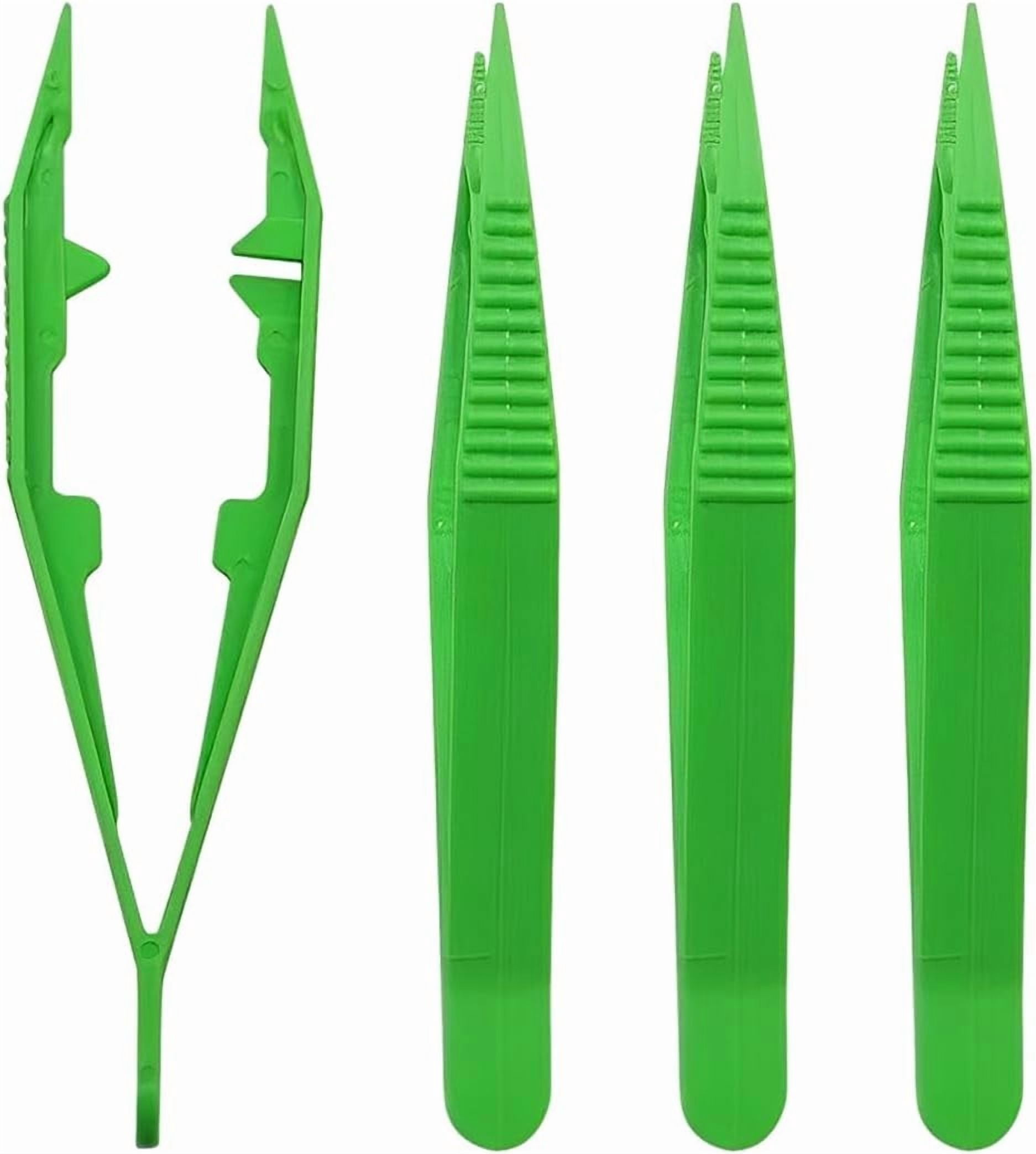 4 Plastic Reptile Feeding Tongs, 3.9in Reptile Feeding Tongs, Reptile ...