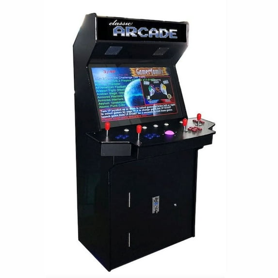Standup Arcade Machine - 4-Player Video Game, 3505 Retro Multi Cade ...