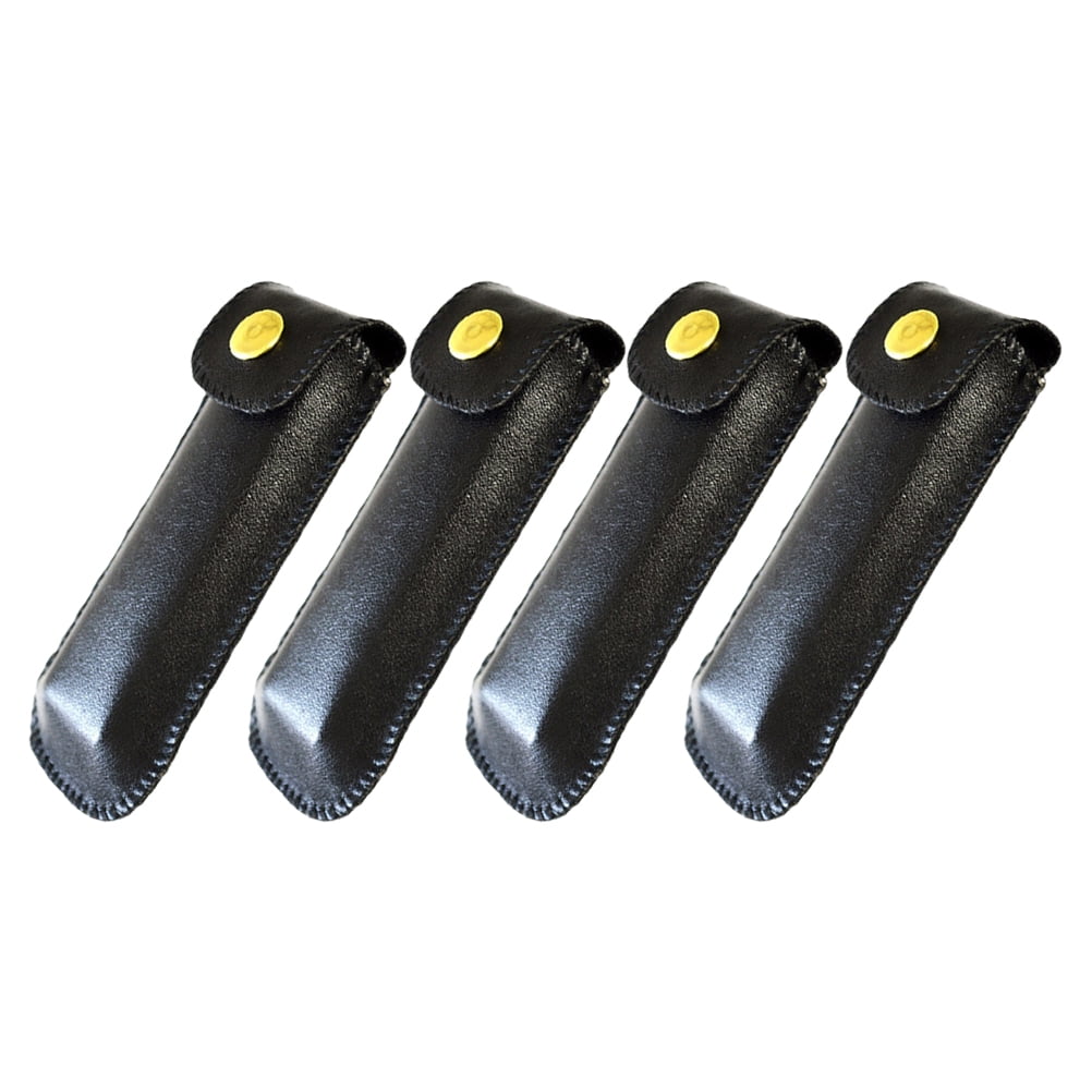 4pcs Harmonica PU Leather Cases for Storage Carrying Hard Cases with ...