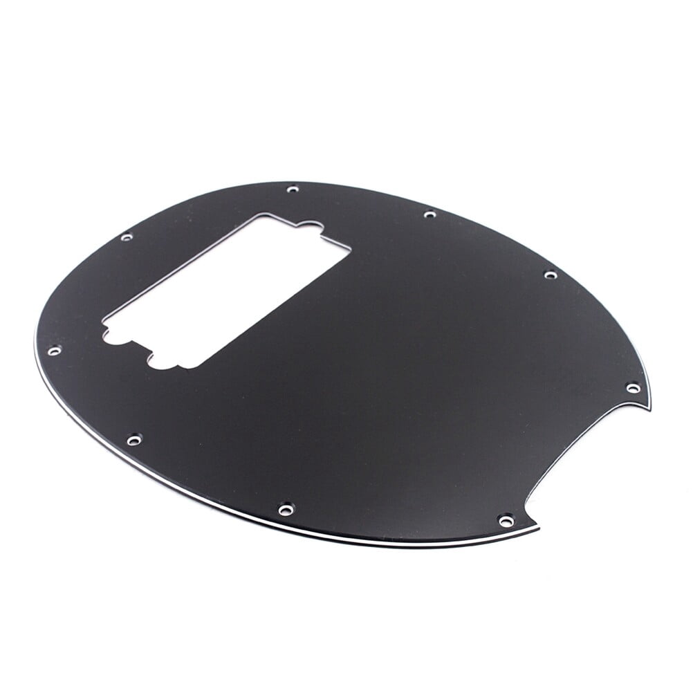 Guitar Accessories 4 Ply Black Plastic Pickguard for Music Man 4 String ...