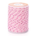 4-Ply Polycotton Cord with Metallic Thread Handmade Macrame Cotton Rope ...