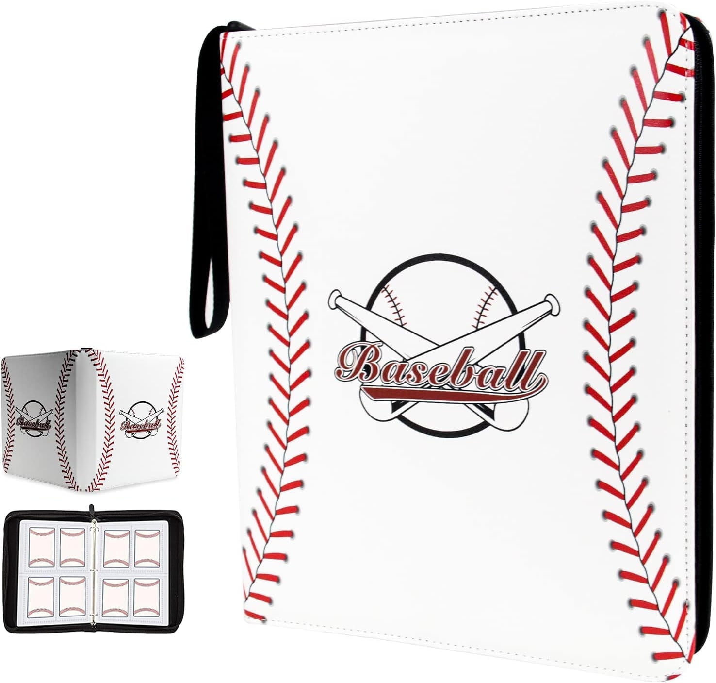 Digowers 4 Pocket Card Binder,Trading Card Binder for up to 400 Cards ...