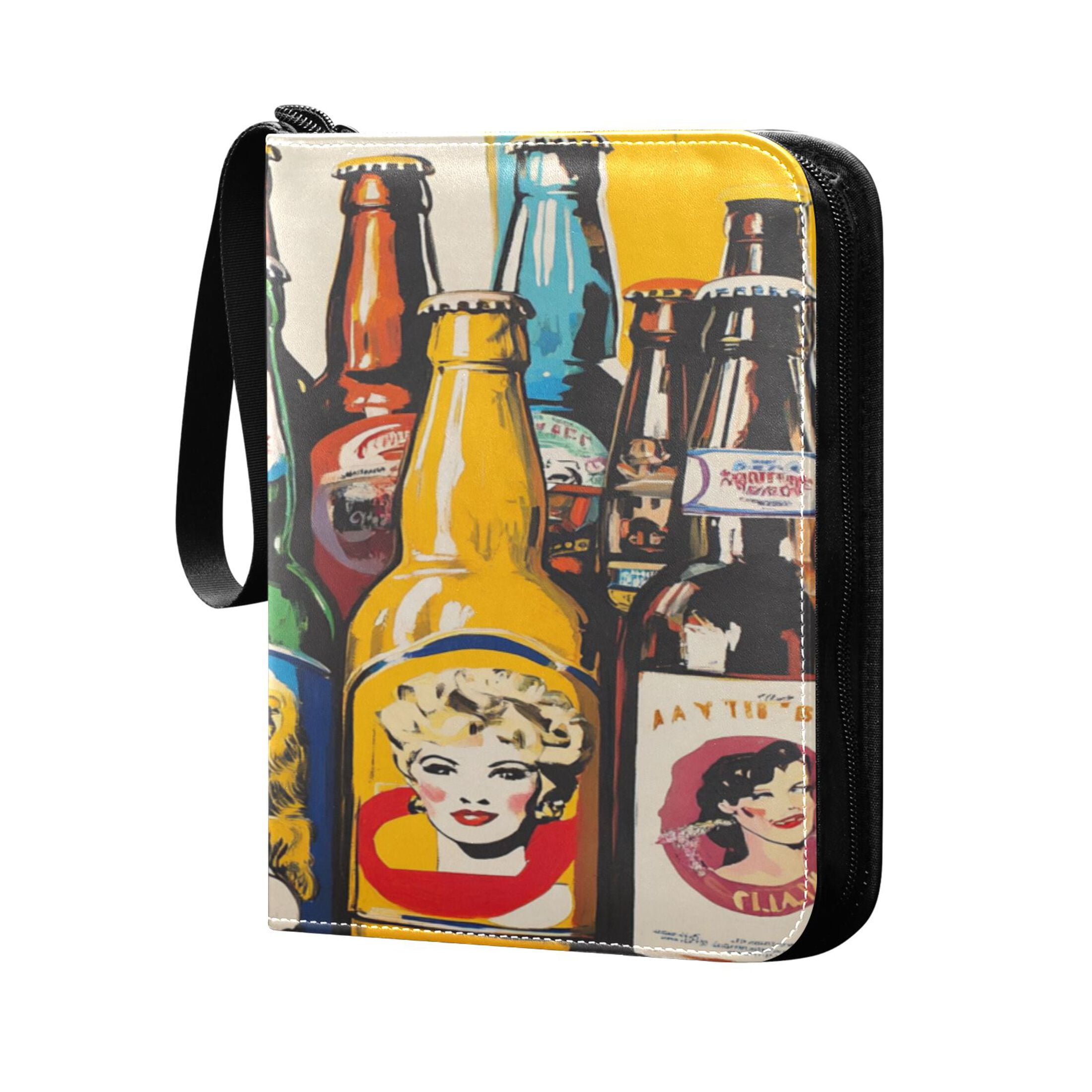 4 Pocket Card Binder with 50-page sleeve can hold 400 game cards Beer ...