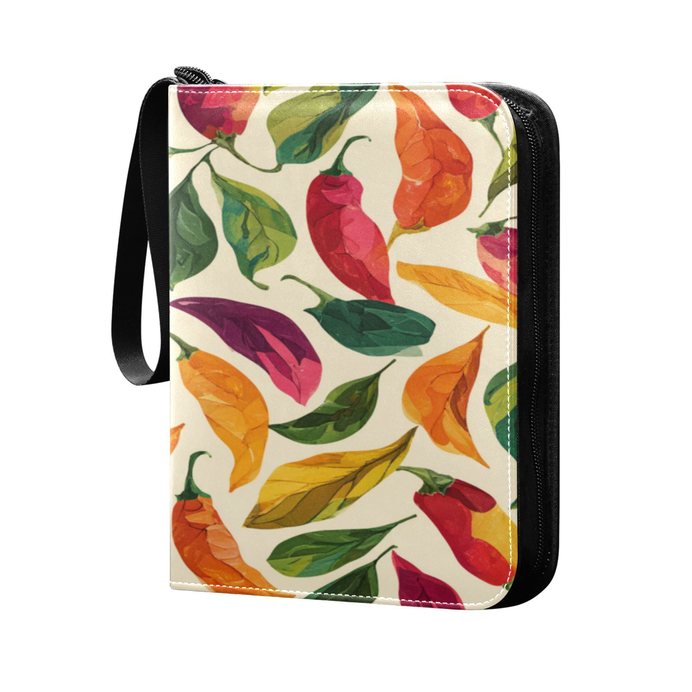 4 Pocket Card Binder with 50-page sleeve can hold 400 game cards Chili ...