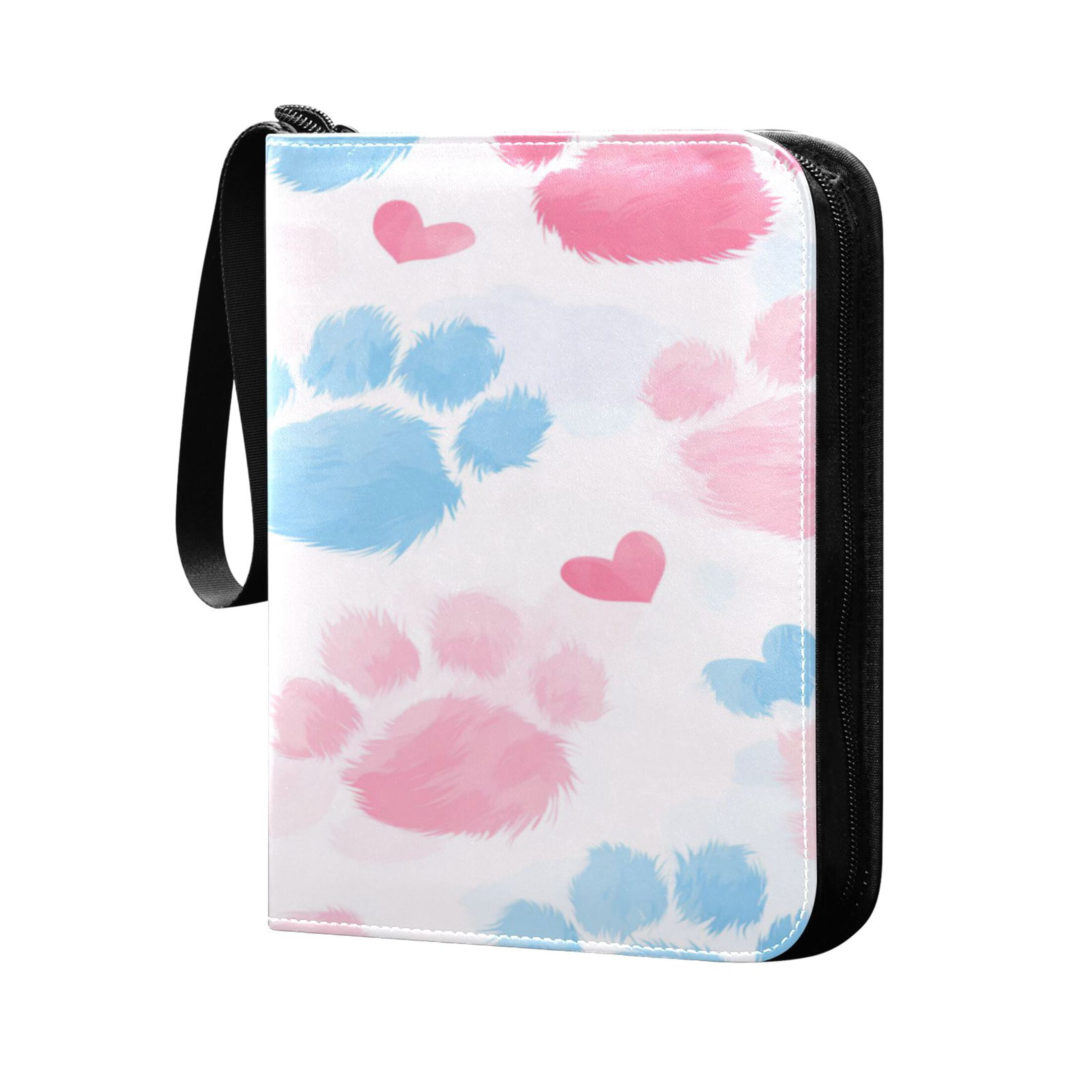 4 Pocket Card Binder with 50-page sleeve can hold 400 game cards Plush ...