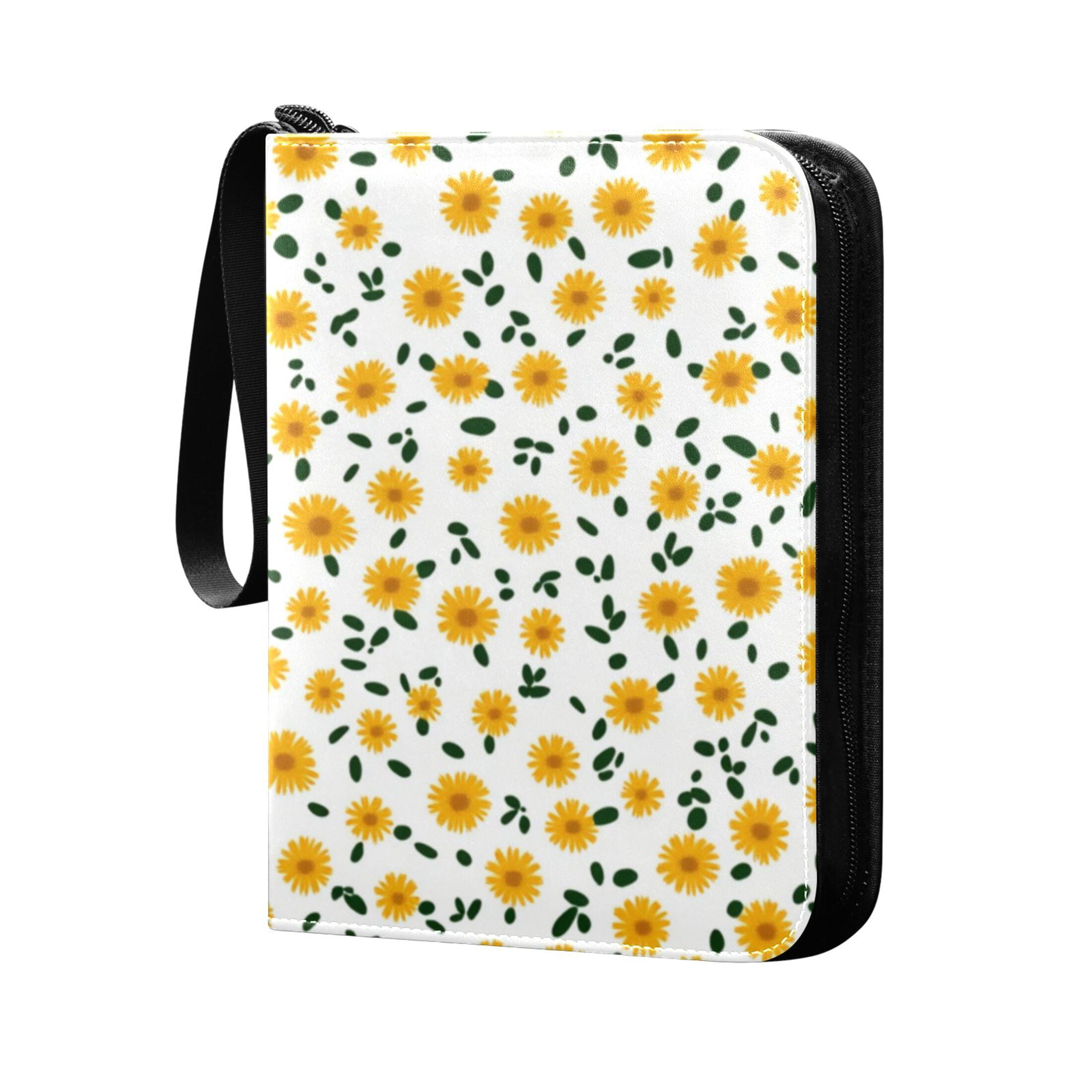 4 Pocket Card Binder with 50-page sleeve can hold 400 game cards. Small Daisy Patterns - Walmart.com