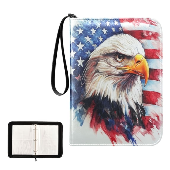4 Pocket Trading Card Binder, 50 Pages Sleeves Holds 400 Cards, Card ...