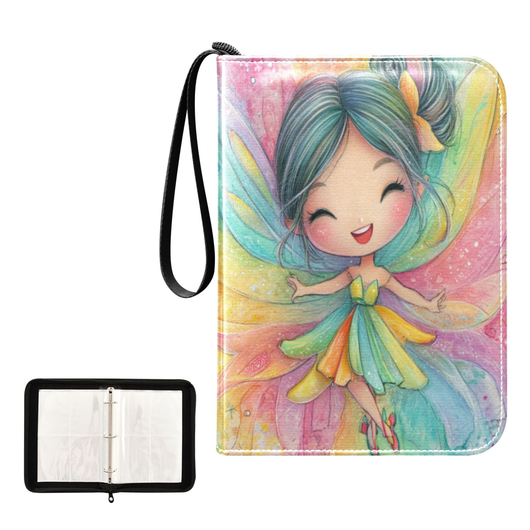 4 Pocket Trading Card Binder, 50 Pages Sleeves Holds 400 Cards, Card ...