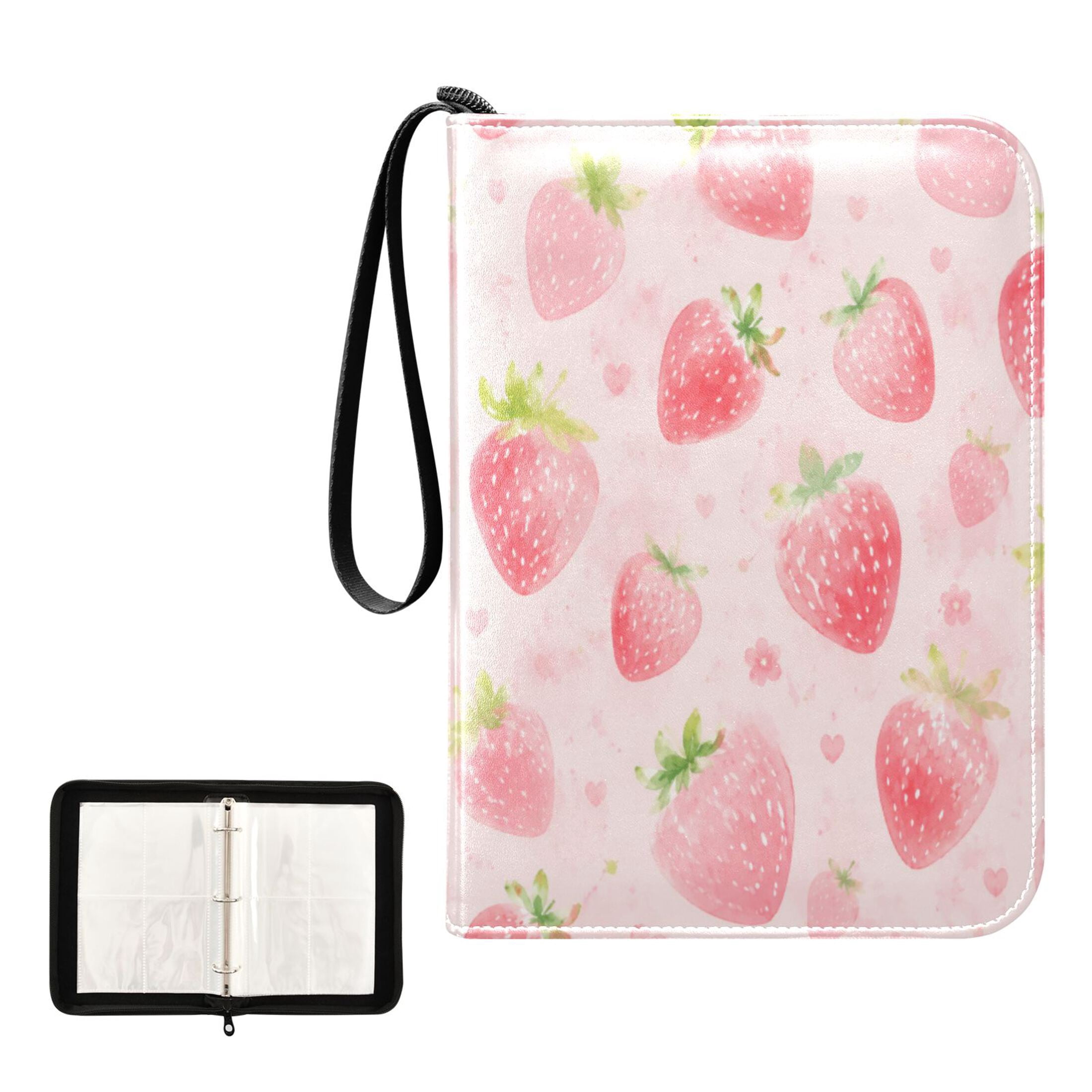 4 Pocket Trading Card Binder, 50 Pages Sleeves Holds 400 Cards, Card ...