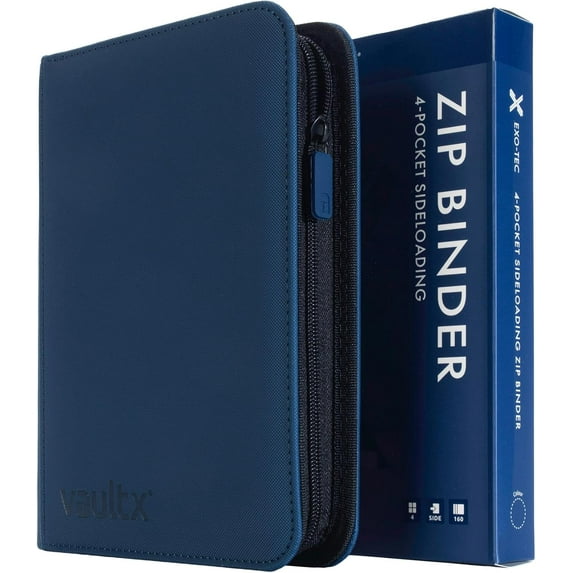 4 Pocket Trading Card Zip Binder, 160 cards, Premium Exo-Tec Album ...