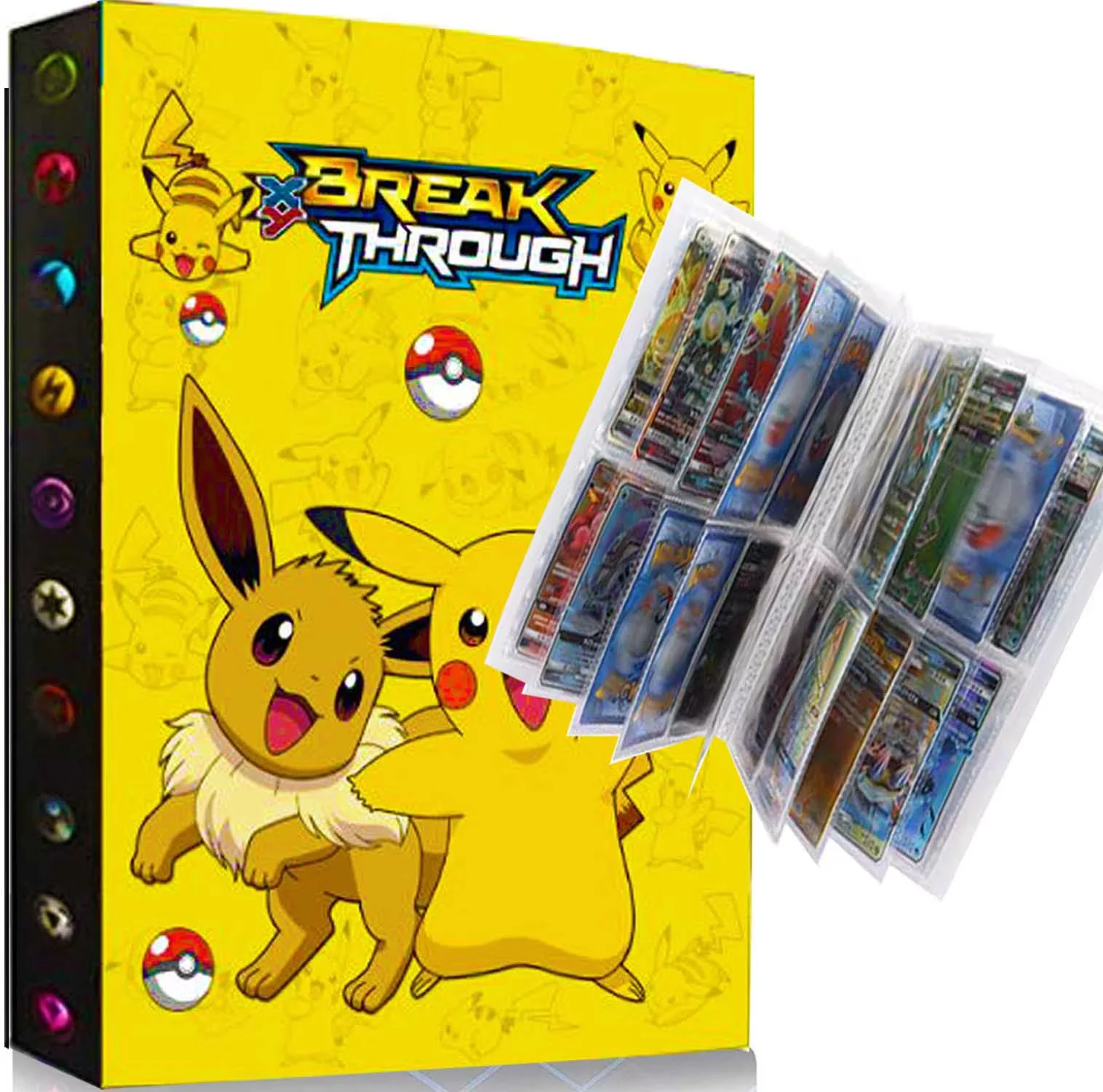 4 Pockets Trading Card Binder, Card Album for MTG Cards / Baseball ...